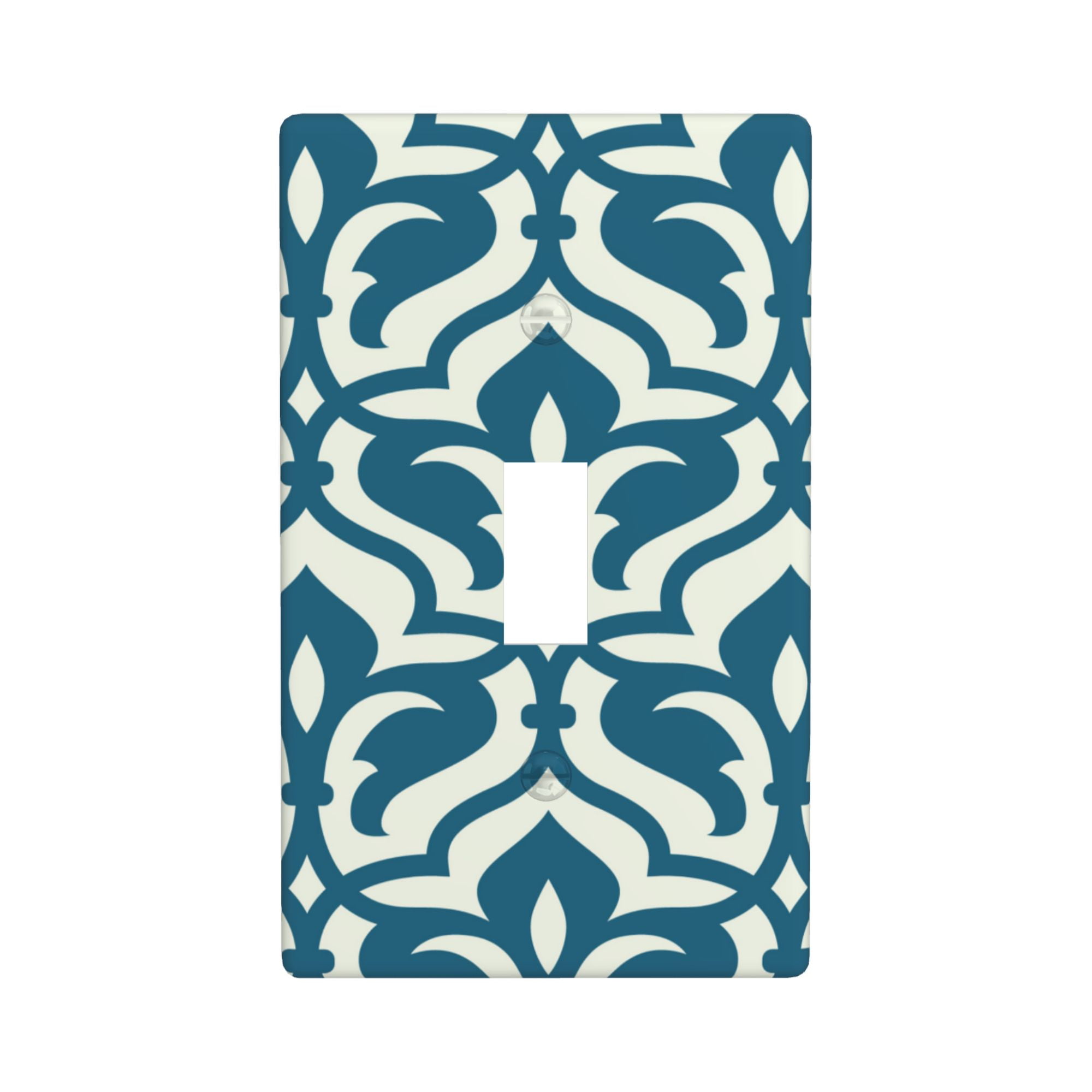Arabesque Pattern Single Toggle Light Switch Plate Decorative Wall ...