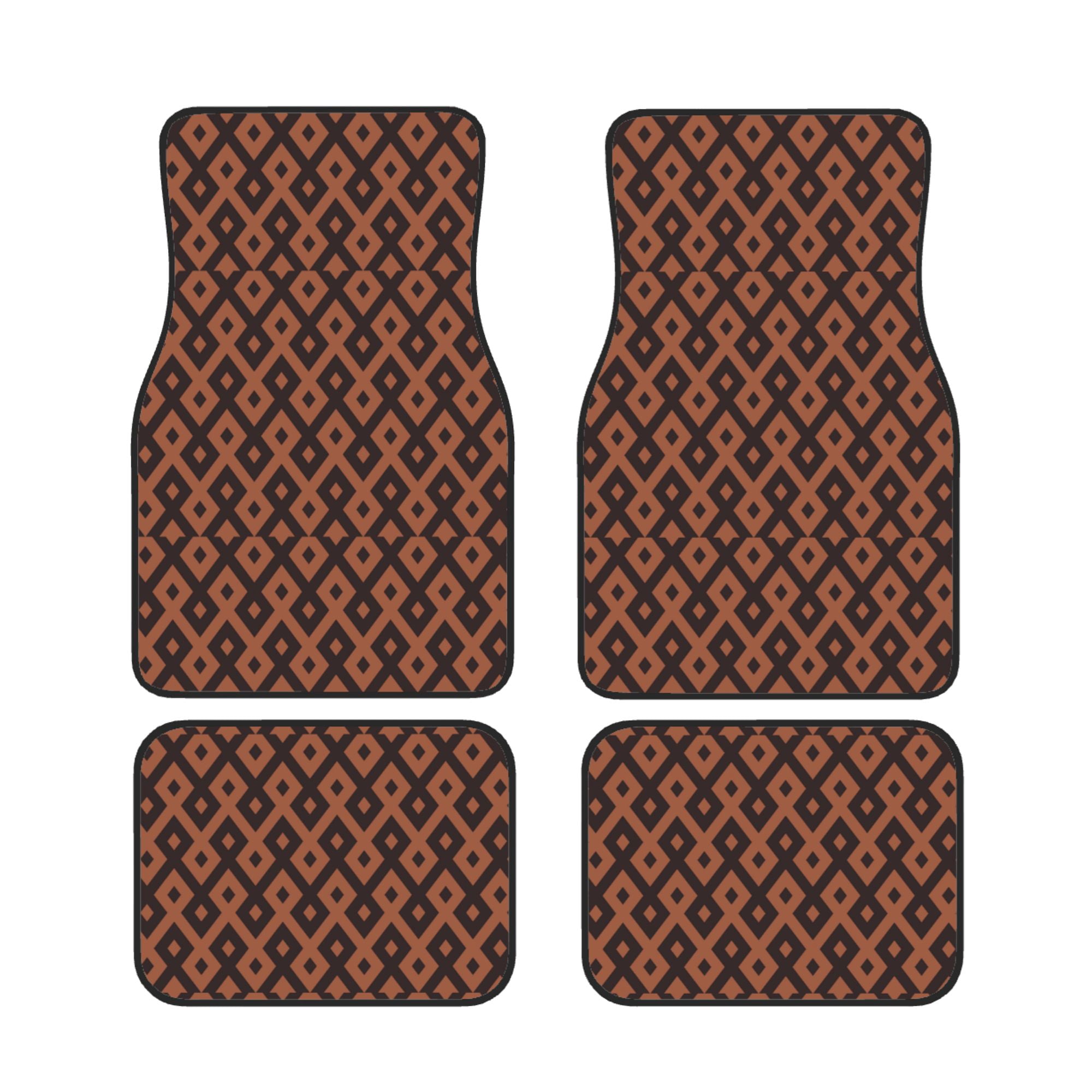 Arabesque Pattern Universal Fit Carpet Floor Mats For Car Suv Van ...