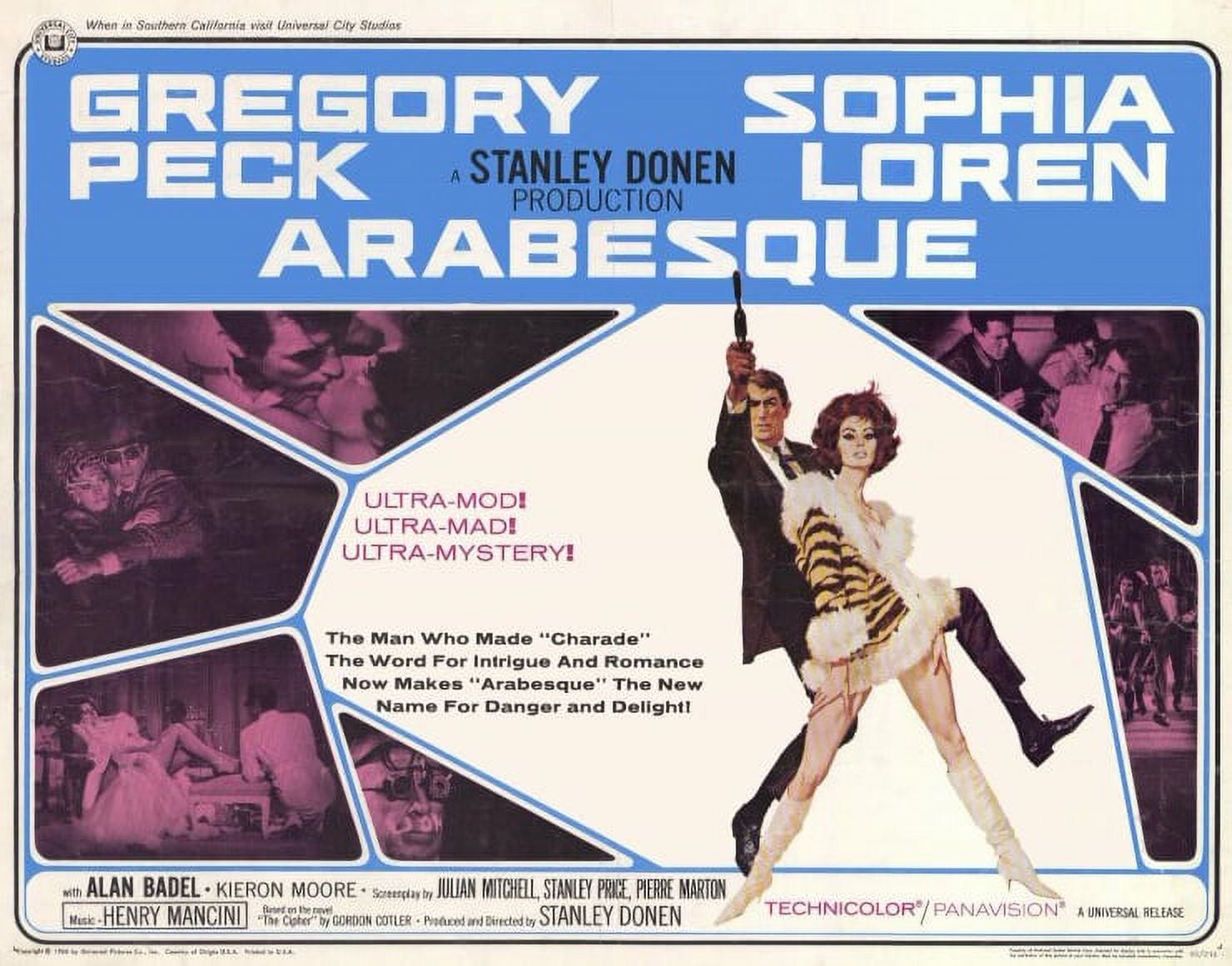 Arabesque - movie POSTER (Style I) (11" x 14") (1966) - Walmart.com