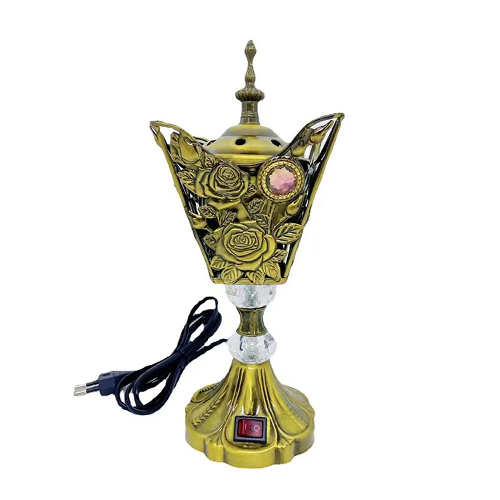 Arabian Incense Diffuser Bakhoor Oud Burner Bakur Metal Electric ...