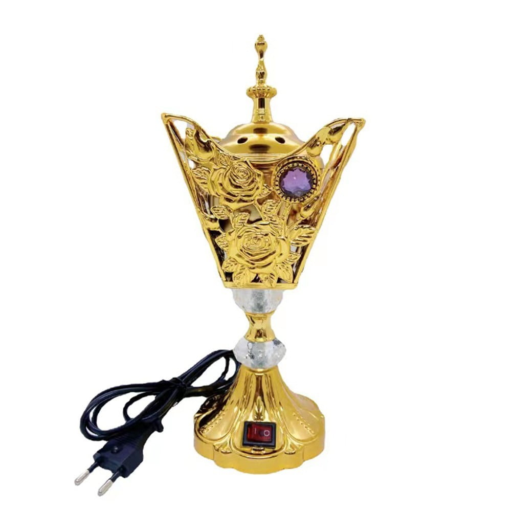 Arabian Incense Diffuser Bakhoor Oud Burner Bakur Metal Electric ...