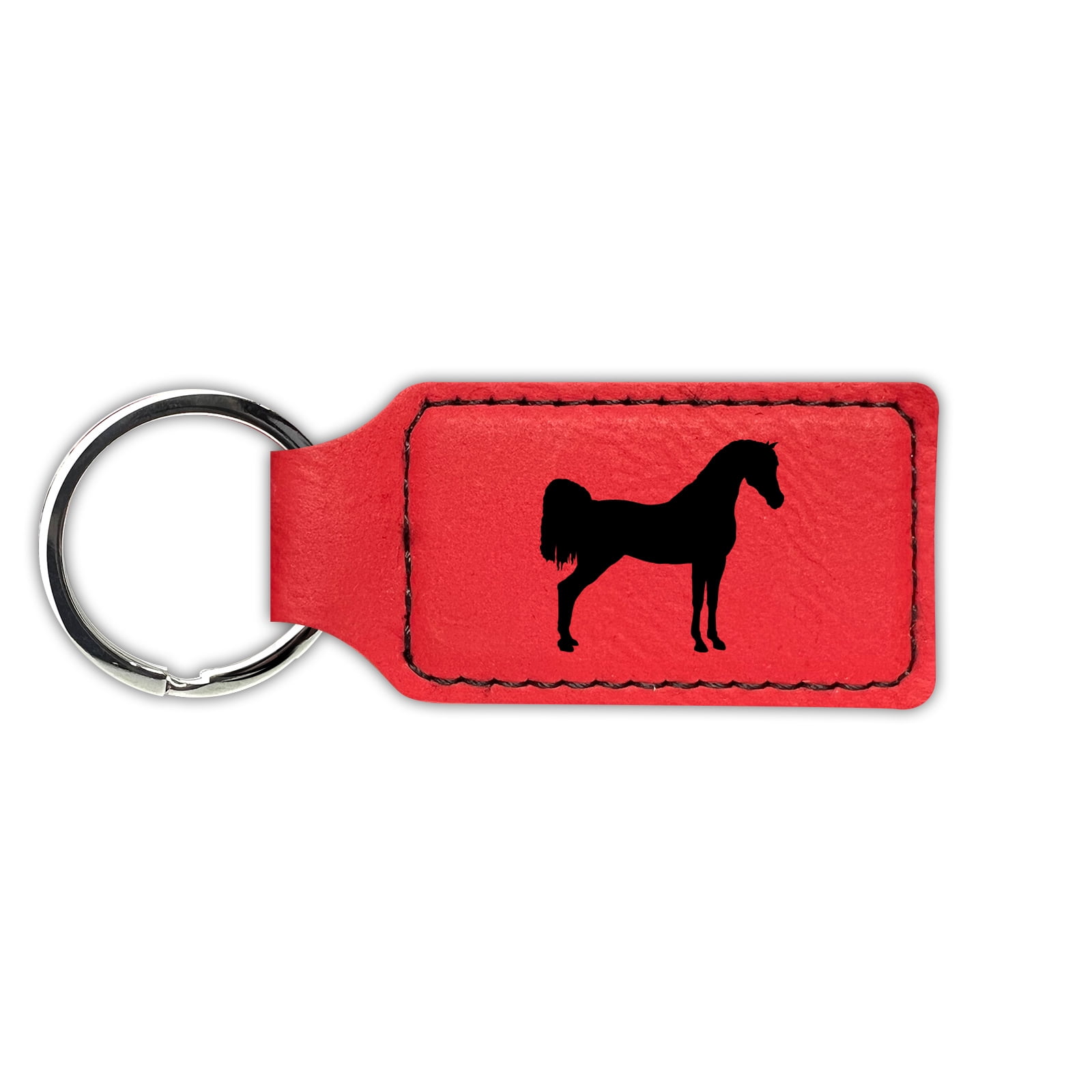 Arabian Keychain Leatherette Rectangle - Laser Engraved - Many Colors ...
