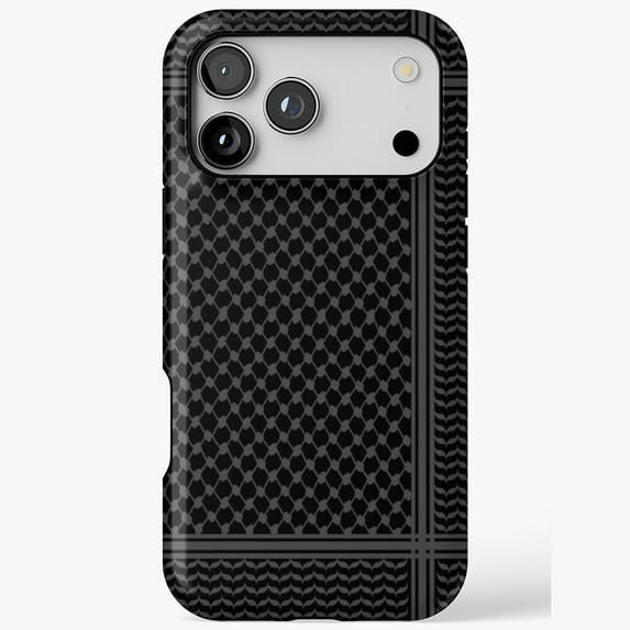 Arabian Kufiya Traditional Pattern Design iPhone Case 17 16 15 14 13 12 ...