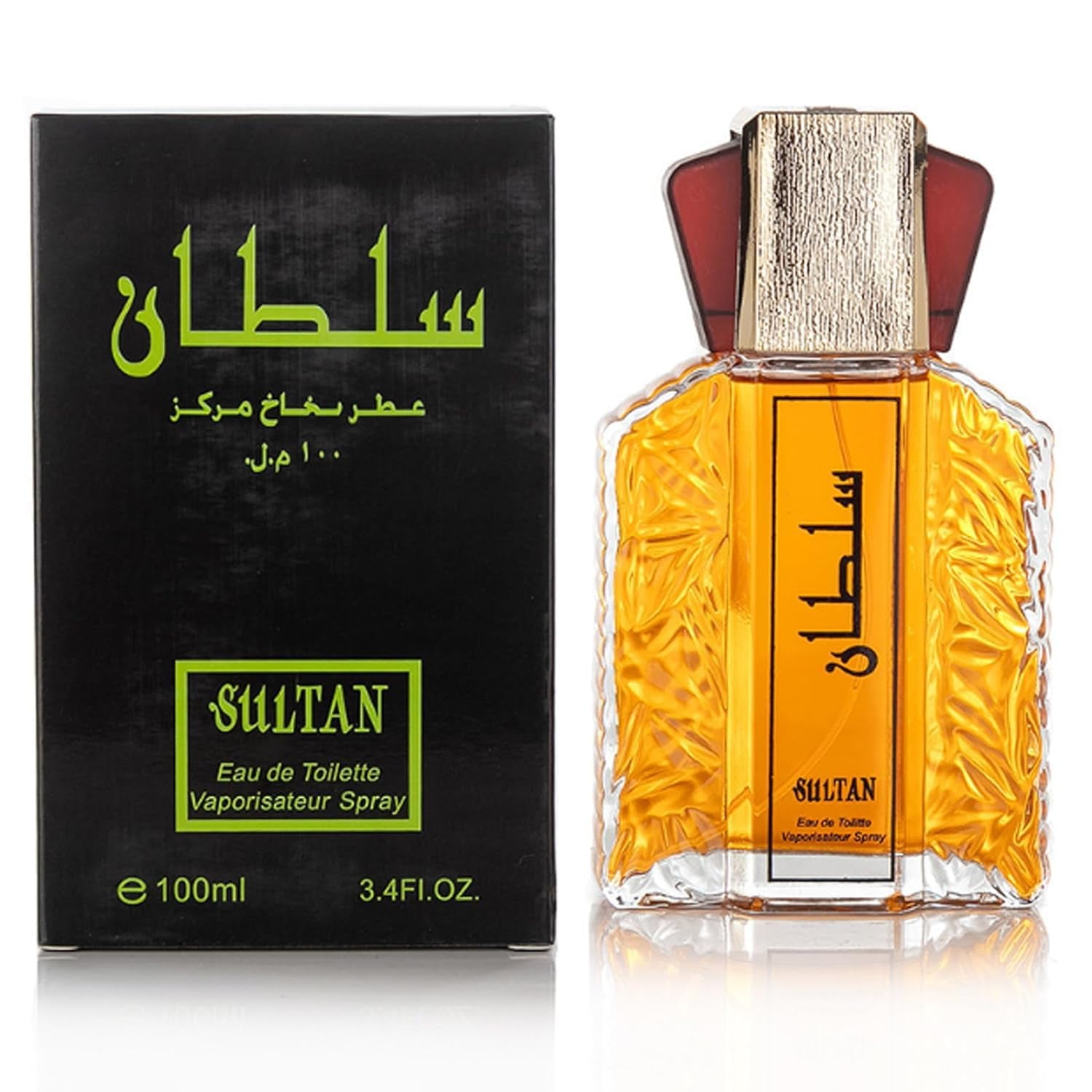 Arabian Perfumes for Men, 100ml Sultan Eau de Toilette Dubai Retro Mens ...