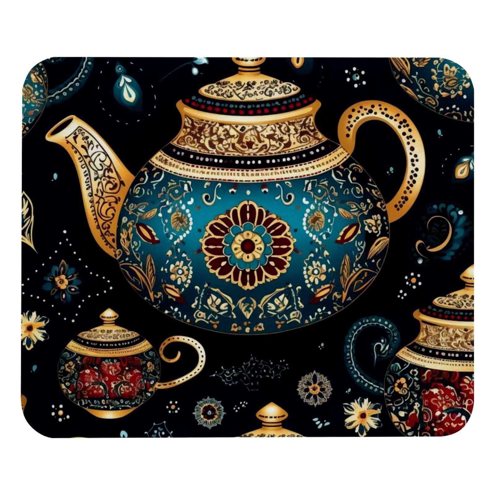 Arabian Tea Kettle Mouse Pad , Soft Cute Computer Mouse Mat with Rubber ...
