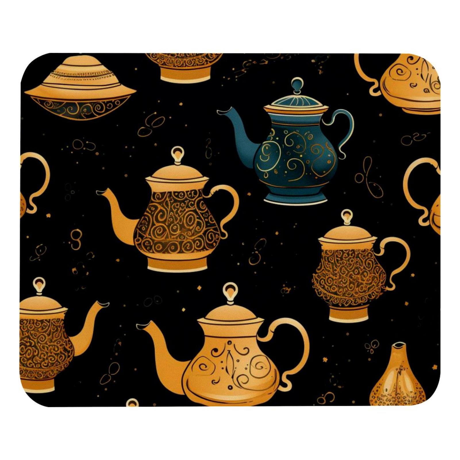 Arabian Tea Kettle Pattern Mousepad Square Thickness 2mm Desk Mat ...