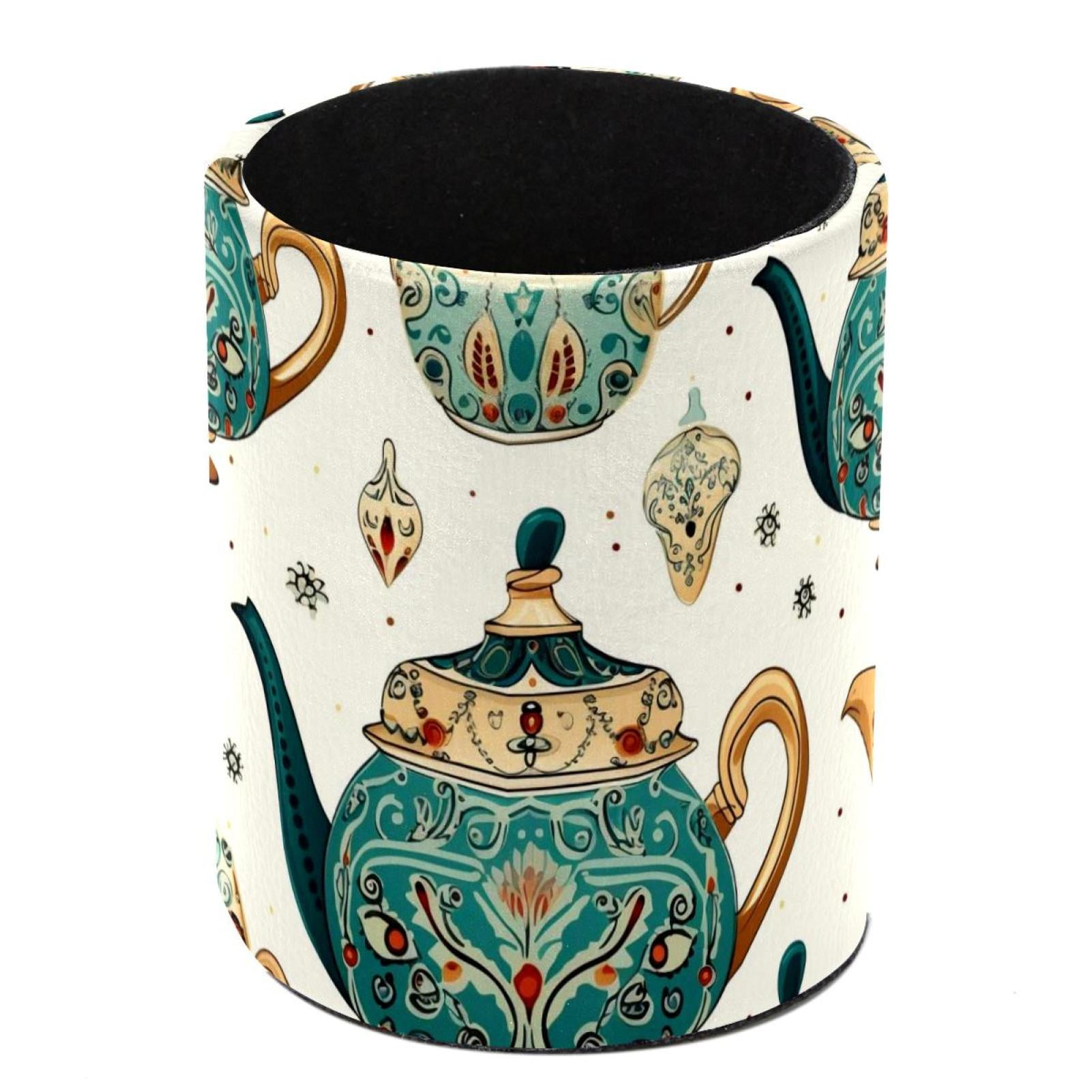 Arabian Tea Kettle Pen Holder Stand Cup Pencil Holder Organizer Makeup ...
