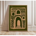 Arabic Arch Poster Geometric Architectural Art Middle Eastern Decor ...
