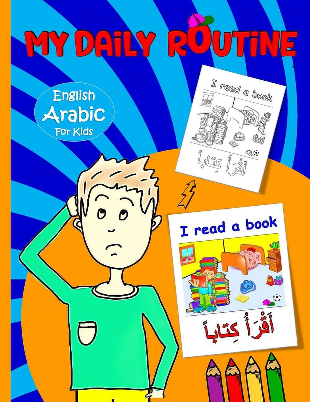 Arabic Book for Kids (4-Book Set) My Daily Routine For Kids: Arabic ...