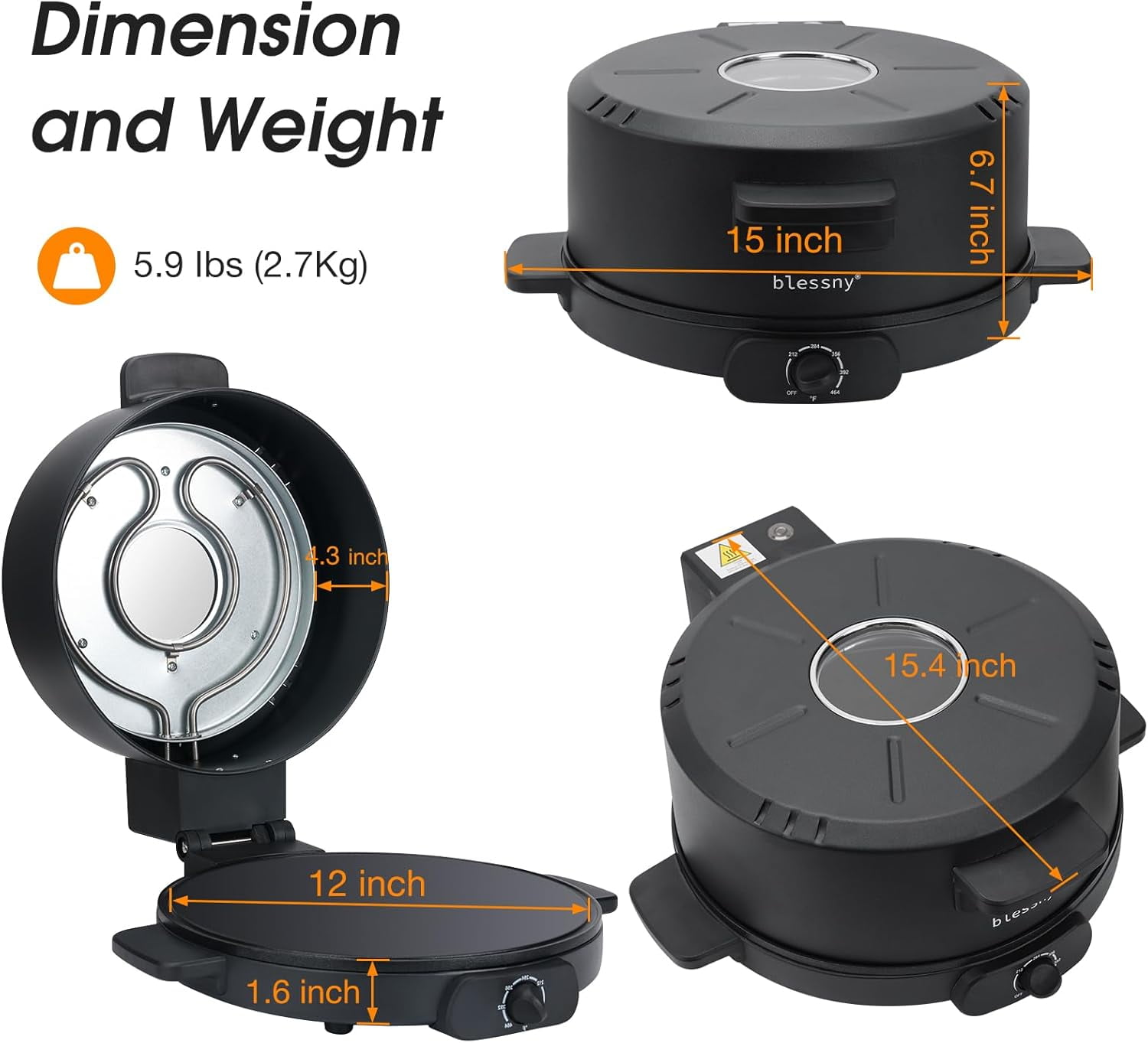 Arabic Bread Maker Machine, 12 Inch Electric Middle East Pita Making ...