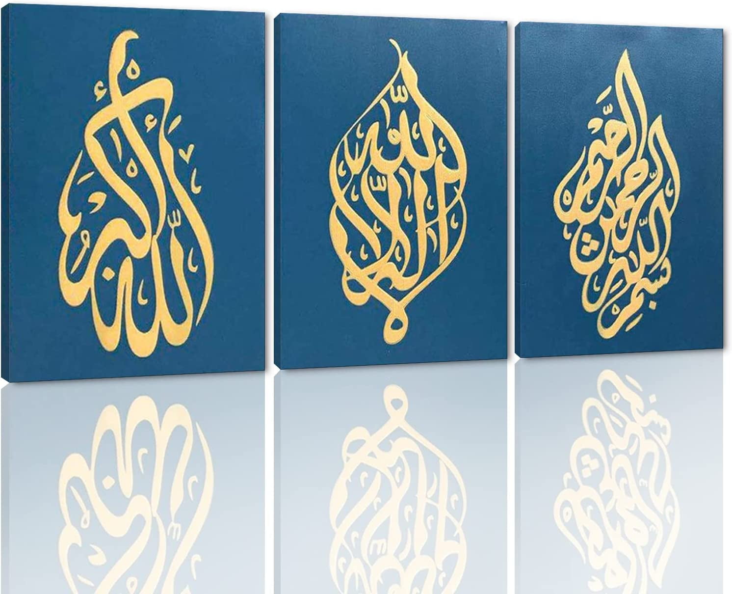 Arabic Calligraphy Islamic Handmade Pictures Wall Art Oil Paintings on ...