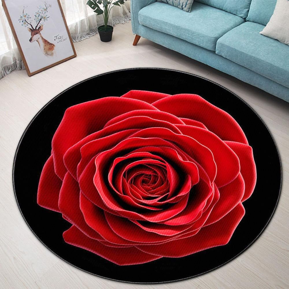 Arabic Calligraphy Round Area Rug, sacred text circle carpet for prayer ...