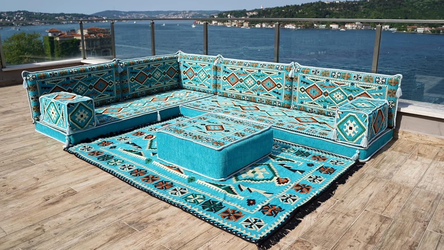 Arabic Floor Pillows, Sleeper Sofa, Turquoise Diwan Sofa, Turkish Sofa ...