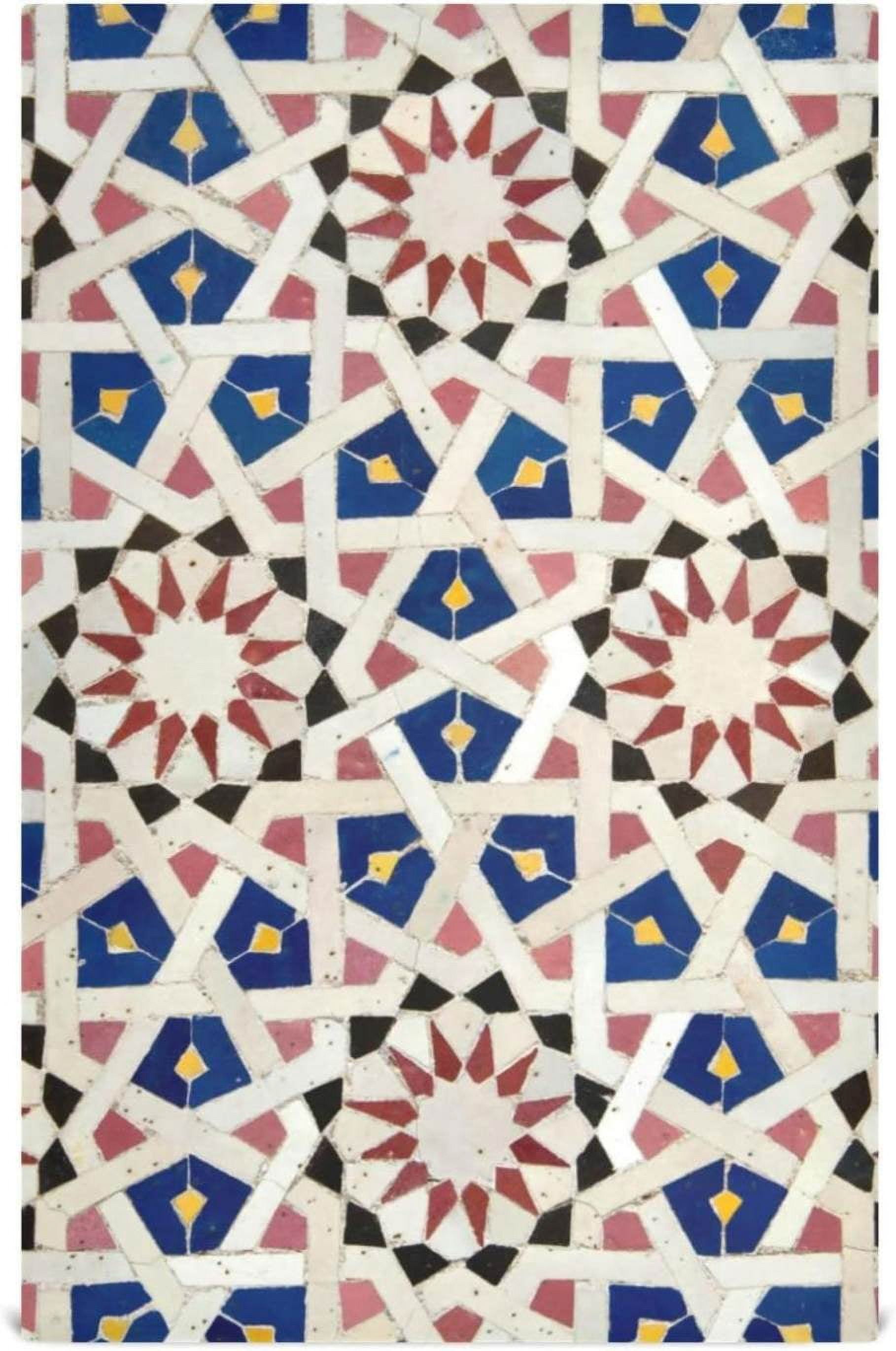 Arabic Floral Tea Towels Set of 1 Geometric Kitchen Dish Cloth with ...