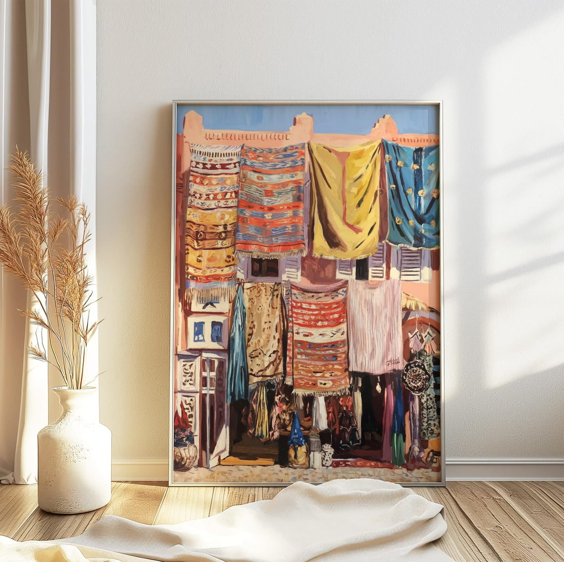 Arabic Market Poster, Middle Eastern Wall Art, Islamic Decor, Middle ...