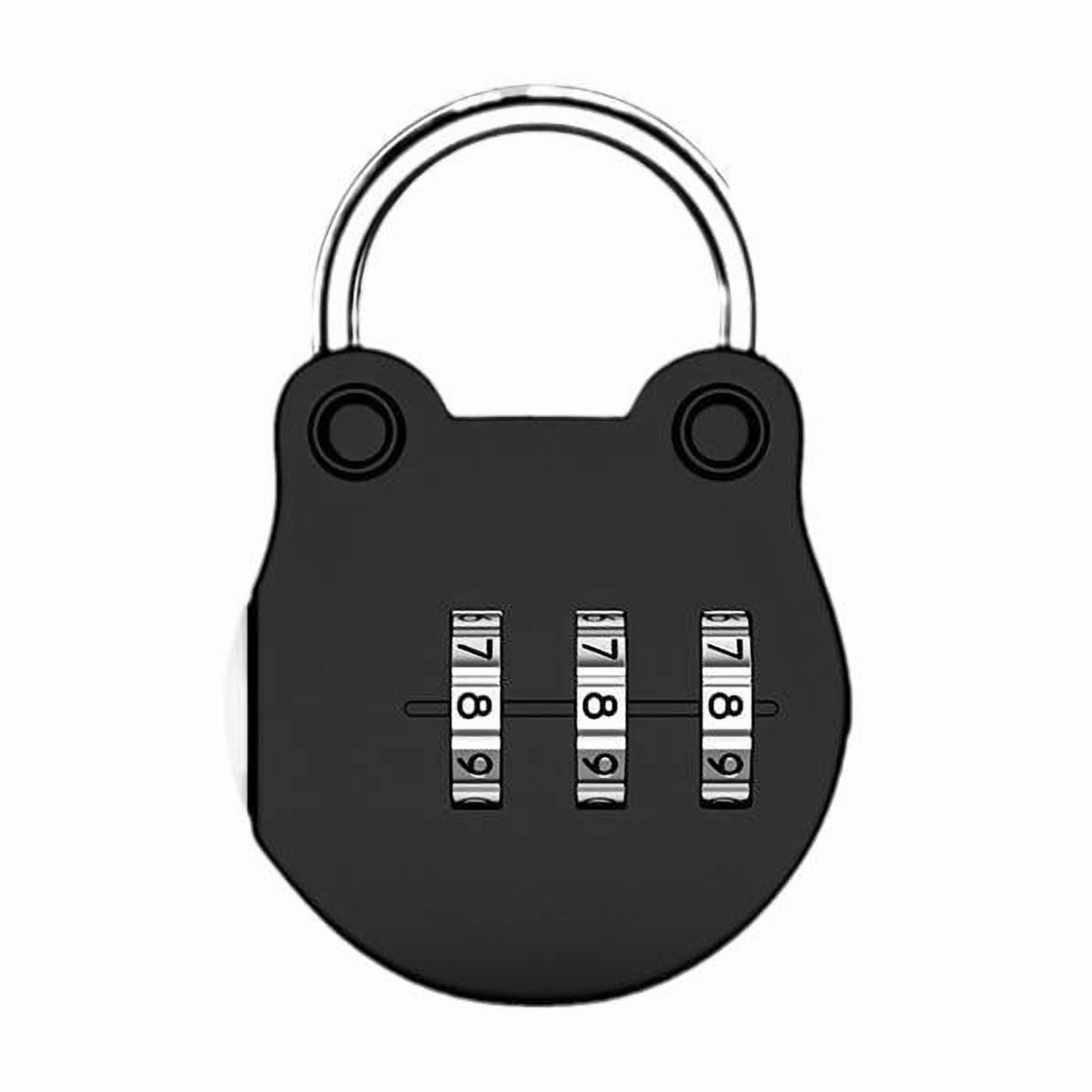 Arabic Number Padlocks & Hasps 3 Wheels Resettable Coded Combination ...