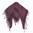 Arabic Shemagh Scarf Classical Checkered Neckerchief Religous Fringed ...