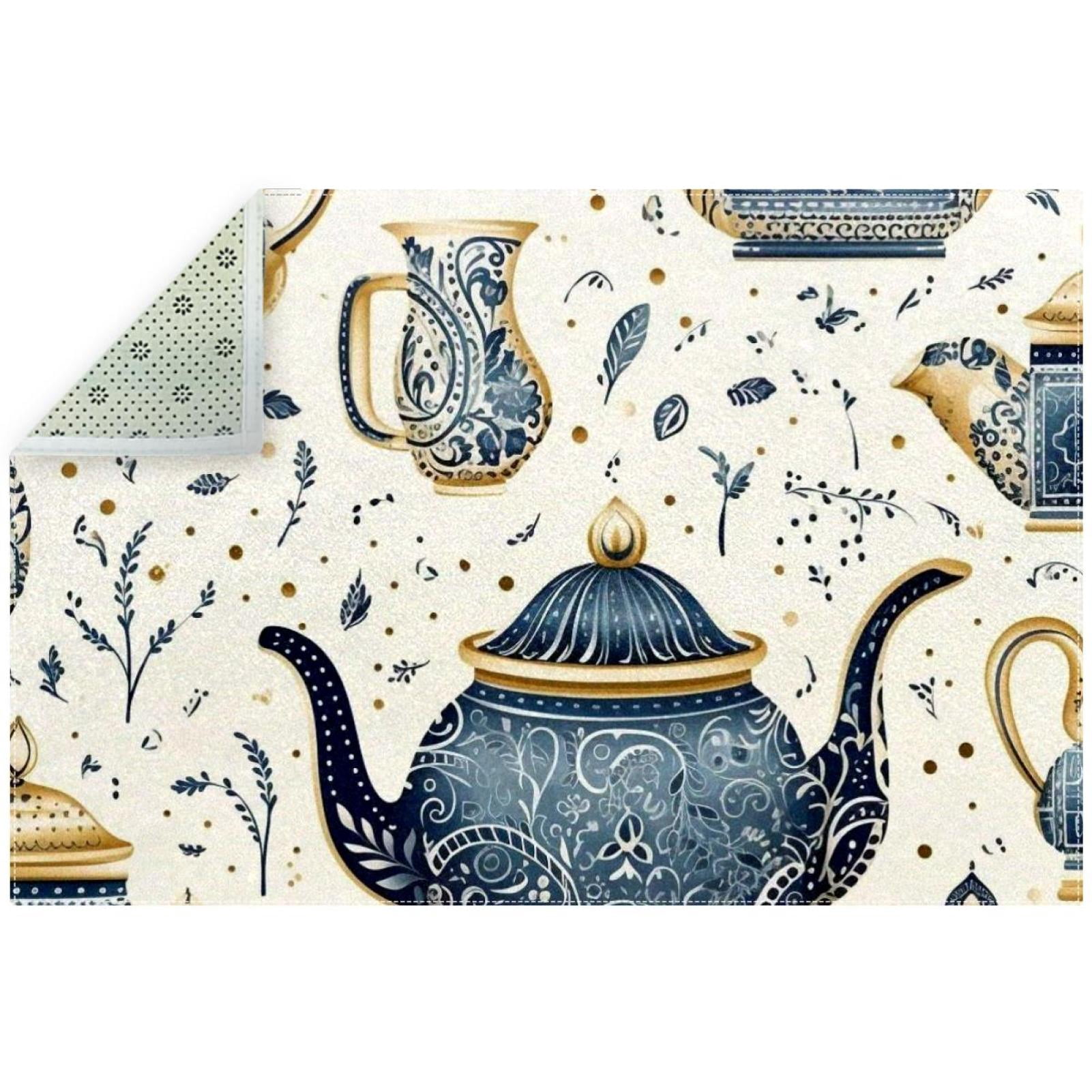 Arabic Teapot Luxurious Polyester Indoor Rug - Soft and Durable Right ...