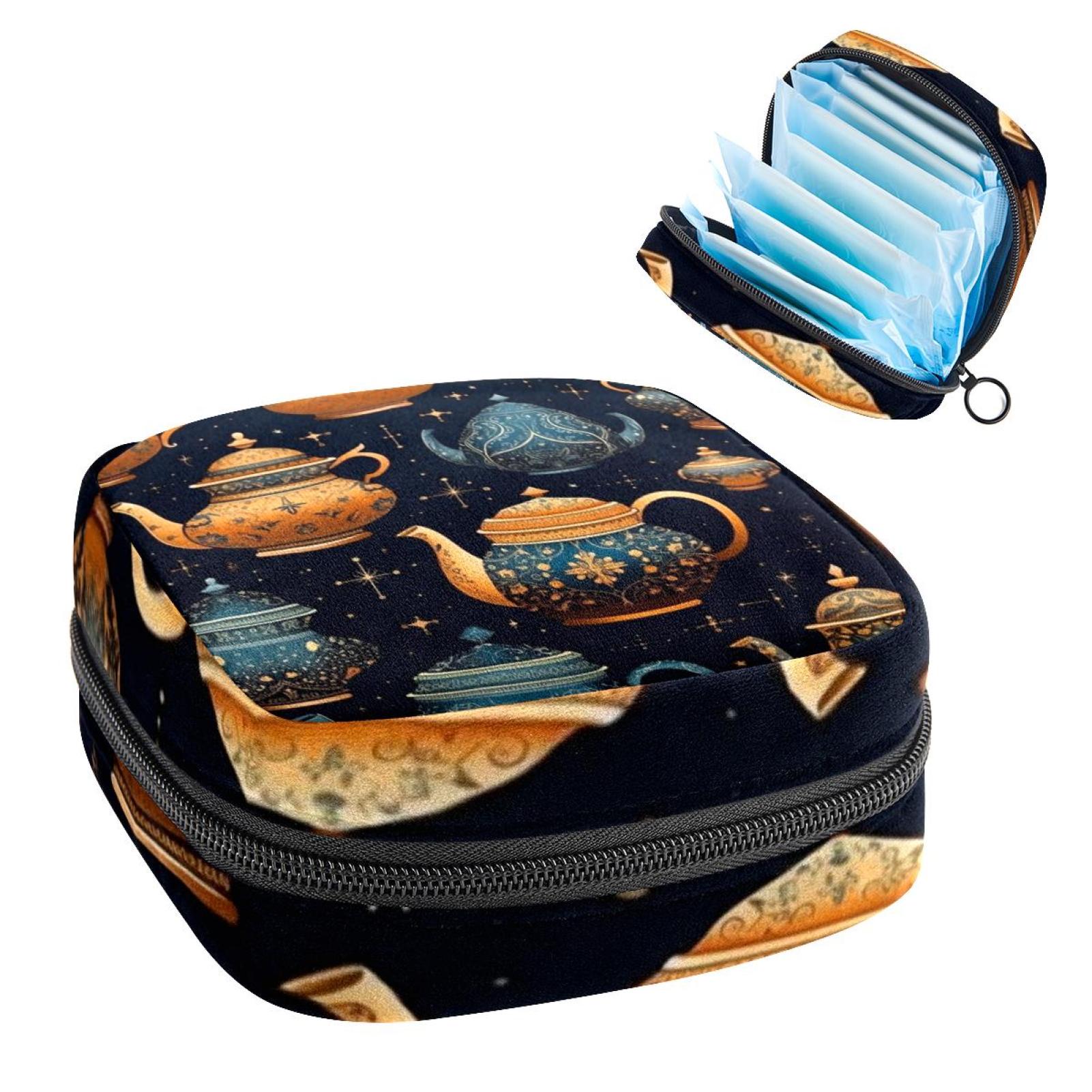 Arabic Teapot Pad Bag Storage Organizer Pouch for Menstrual Hygiene ...