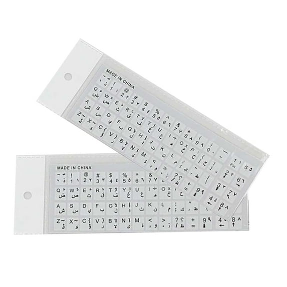 Arabic Transparent Keyboard Stickers Arabic Letters Keyboard Stickers ...