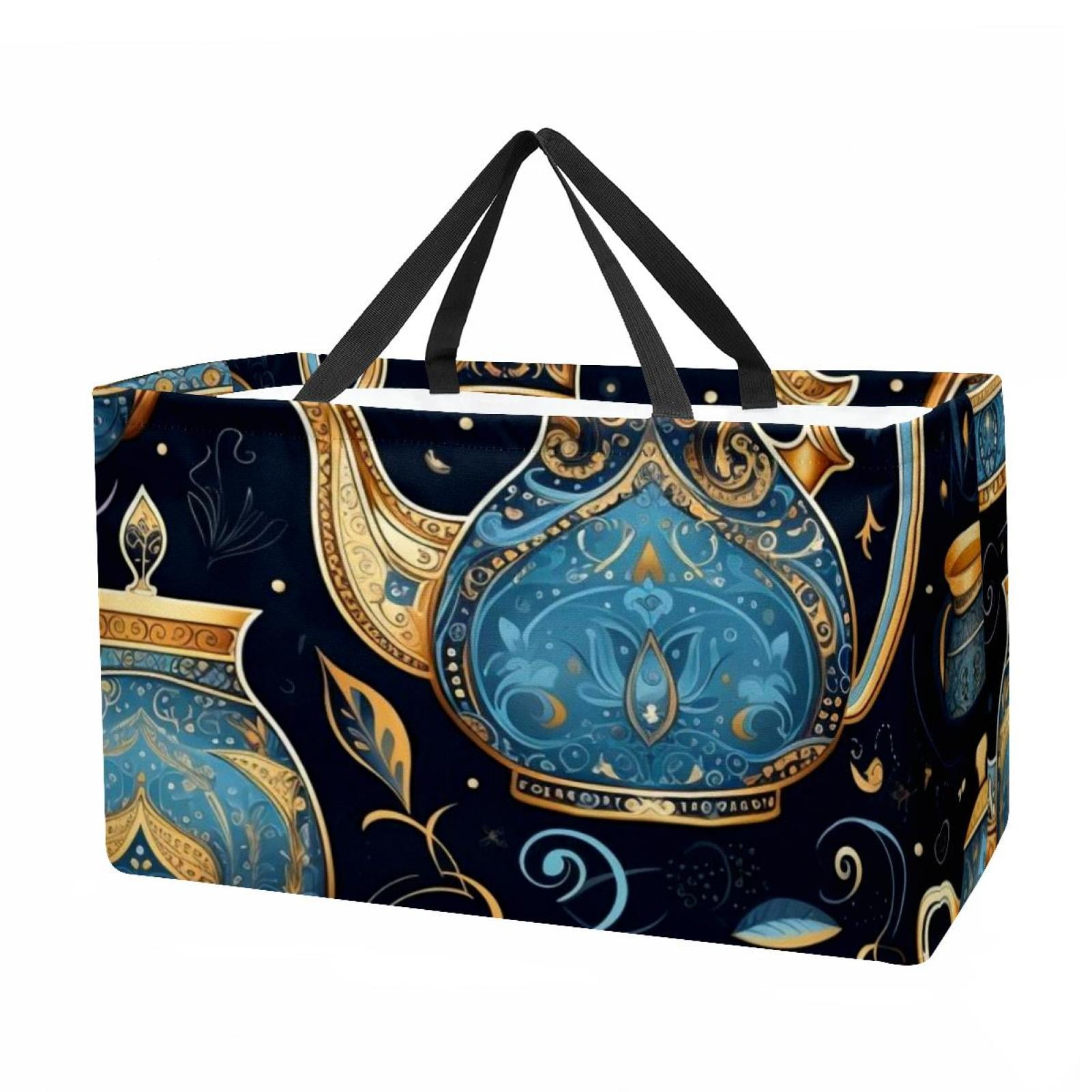 Arabic teapot Large Foldable Grocery Baskets with Storage Bag – Oxford ...
