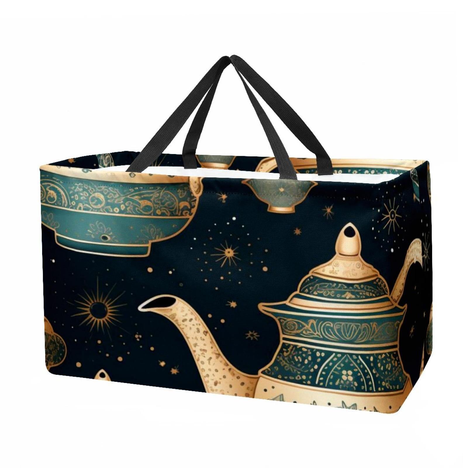 Arabic teapot Large Foldable Laundry Bag & Picnic Basket Combo - Oxford ...
