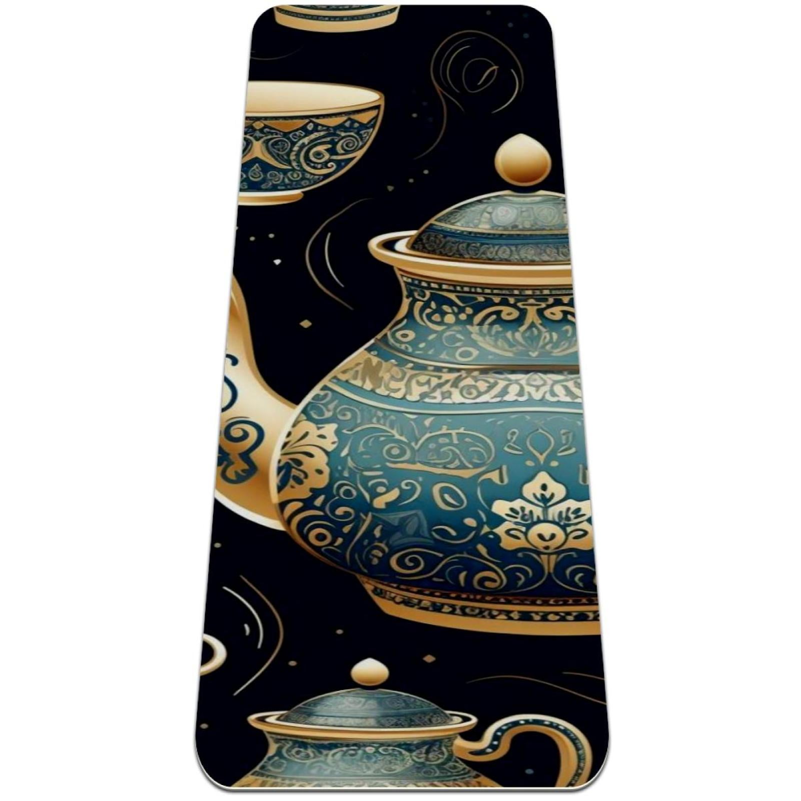 Arabic teapot TPE Yoga Workout Mat - Exercise Mat for Indoor and ...