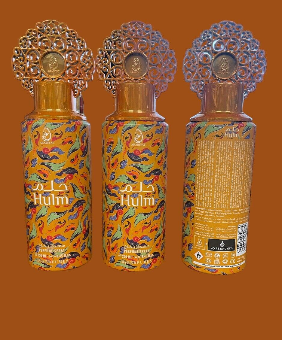 Arabiyat Prestige Hulm Perfume Spray ( 3 Bottles ) 250 ML Each ...