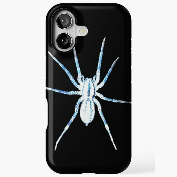 Arachnid Creature Modern Web Pattern Art Design with iPhone 17 16 15 14 ...