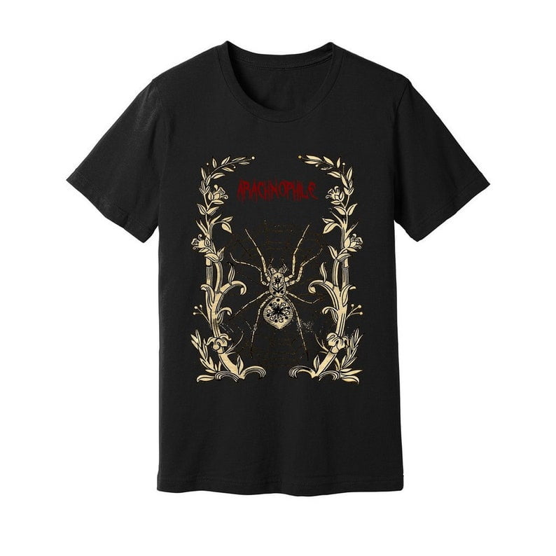 Arachnophile Tee, Orb Web, Flower Spider, Fanciful Spider, Spider ...