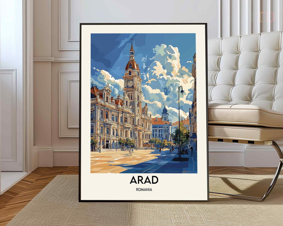 Arad Poster, Aradarad Print, Arad Photo, Arad Poster Print, Arad Travel Poster, Arad City, Arad ...