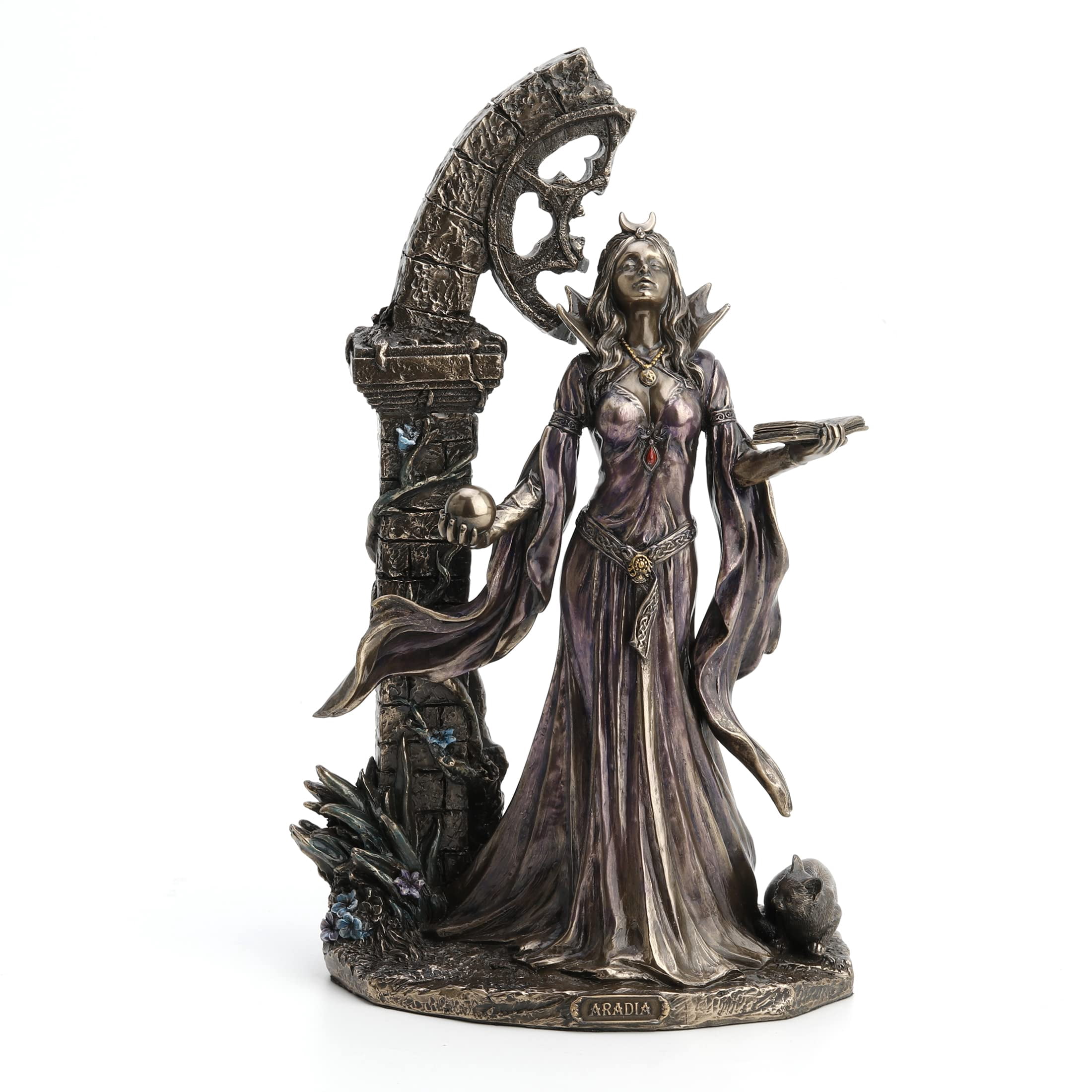 Aradia The Wiccan Queen of Witches Cold Cast Resin Antique Bronze ...
