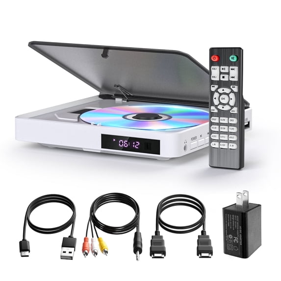 Arafuna Portable DVD Players for TV, 1080P Mini DVD Player with Remote ...