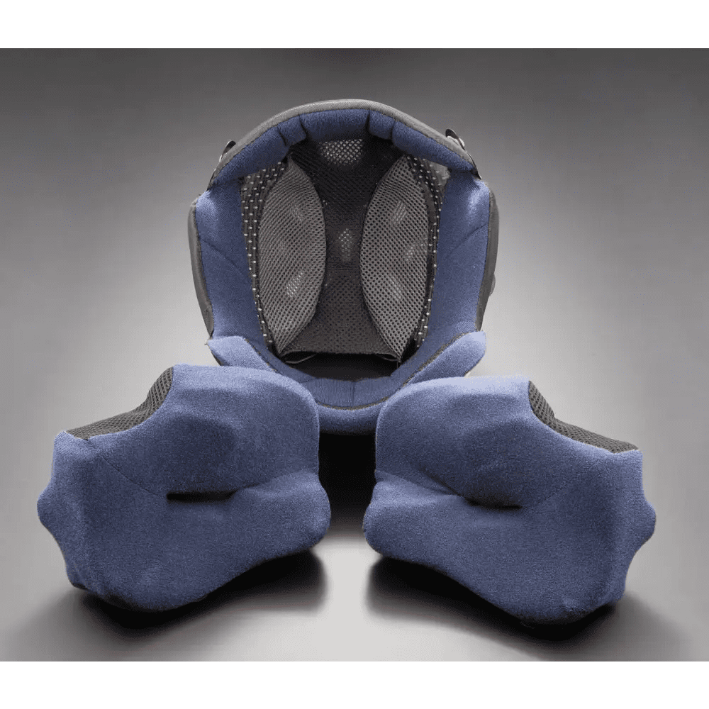 Arai Contour-X Helmet Cheek Pads Blue 25mm - Walmart.com