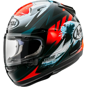 Arai Contour-X Podium Motorcycle Helmet (M2020) Black/Red/White XL ...