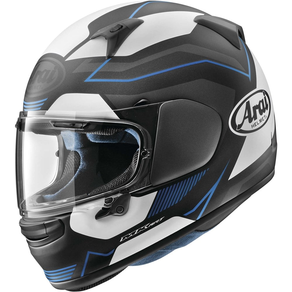 Arai Regent-X Sensation Motorcycle Helmet (M2020D) Blue Frost MD ...