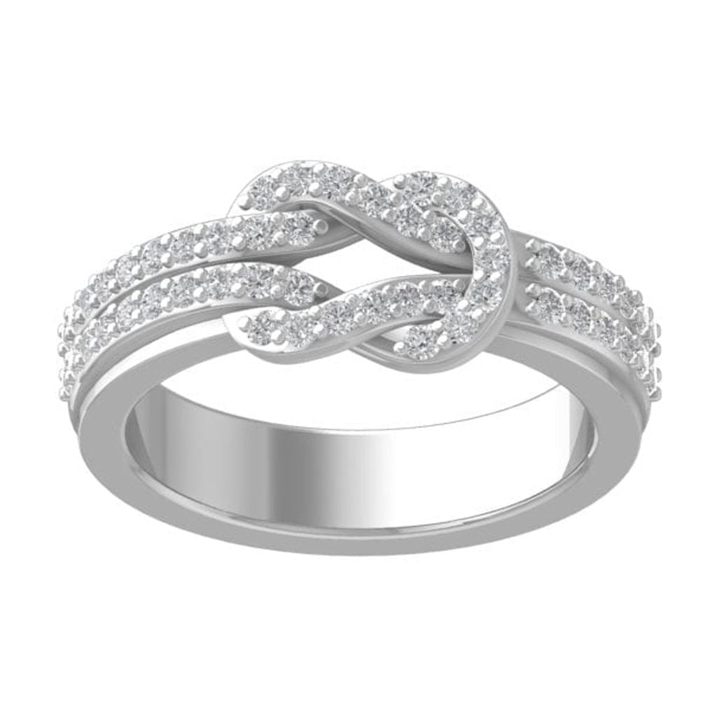 Araiya Fine Jewelry 925 Sterling Silver Round-shape Lab Grown Diamond ...