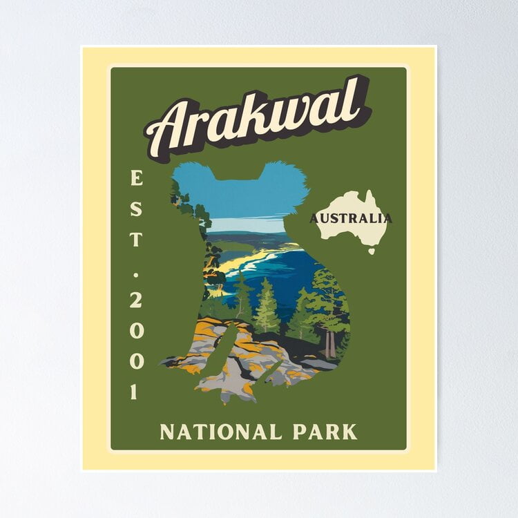 Arakwal National Park UNFRAMED Poster, 24x36 - Walmart.com