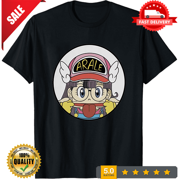 Arale Dr.Slump Men T Shirts Anime Novelty Tee Shirt Short Sleeve ...