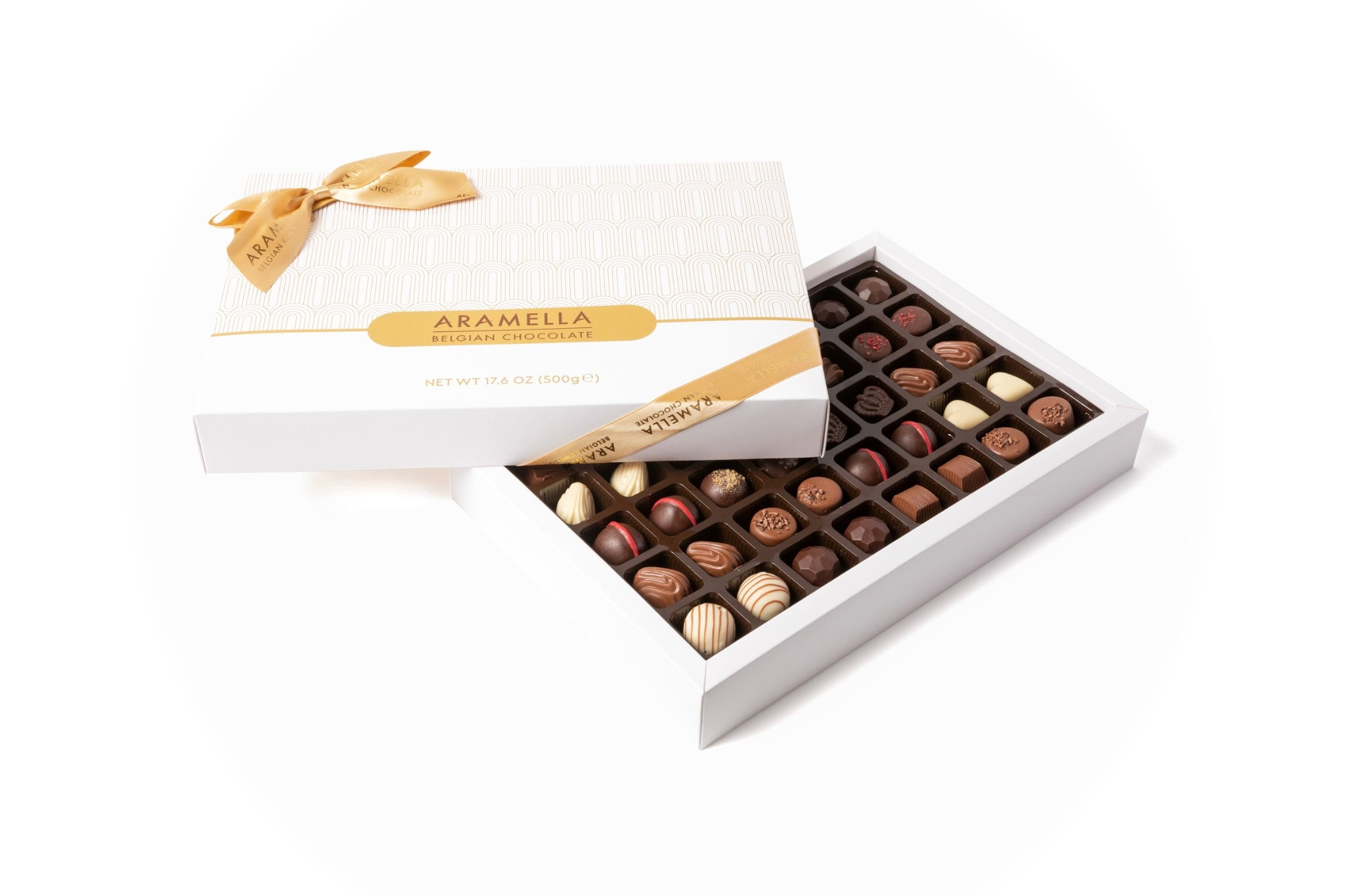 Aramella Belgian Chocolate White Box (40 Pieces / 17.6oz) - Walmart.com