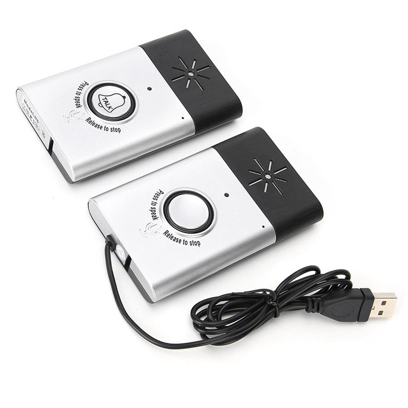 Aramox 2.4GHz Mini Portable Dual Way Voice Intercom Wireless for Home ...