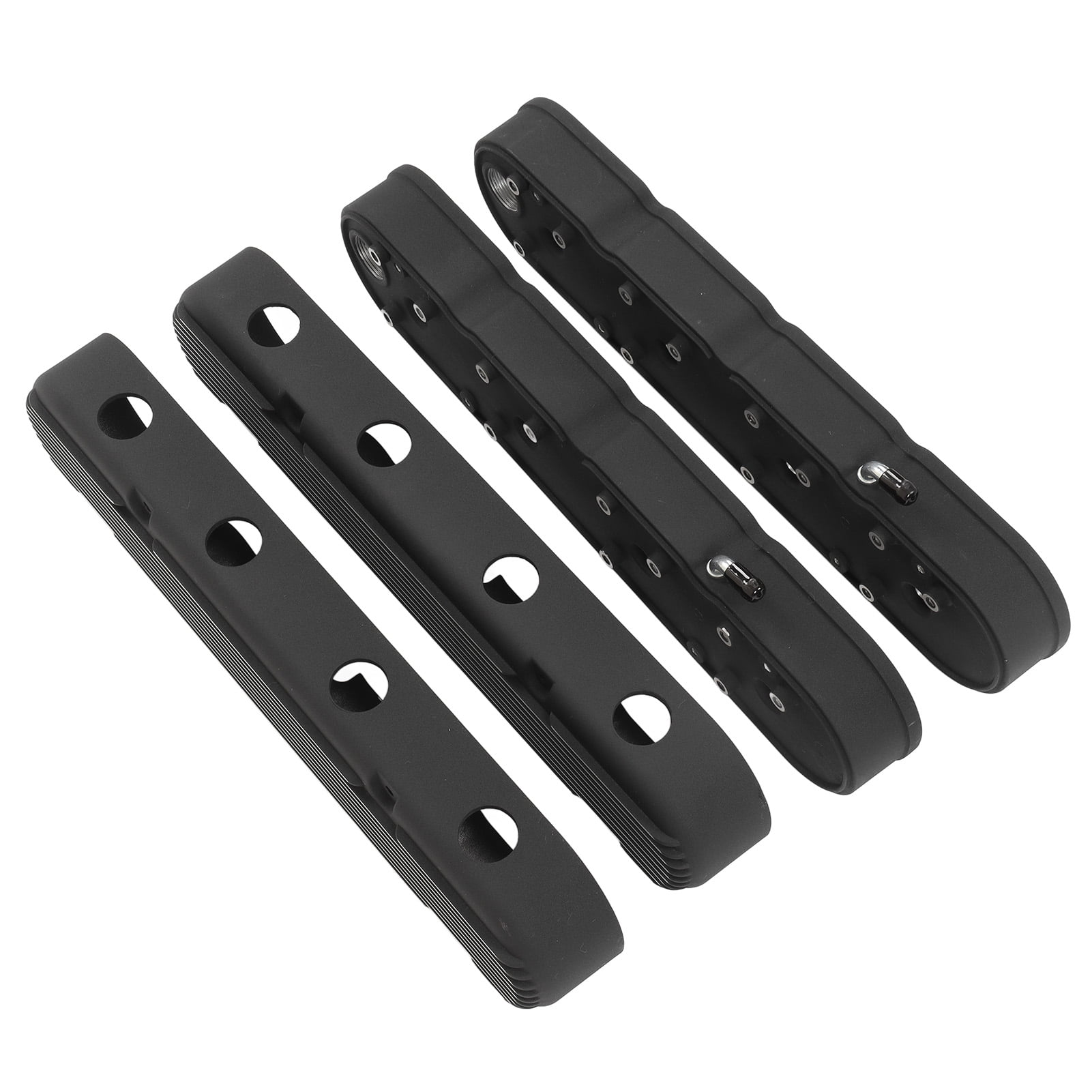 Aramox Engine Valve Cover, Finned Valve Cover Kit With Gaskets Aluminum ...