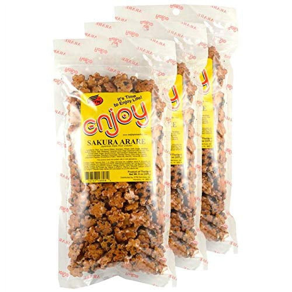 Arare Rice Crackers - 3 Pack - Delicious, Crunchy, and Tasty - Perfect ...