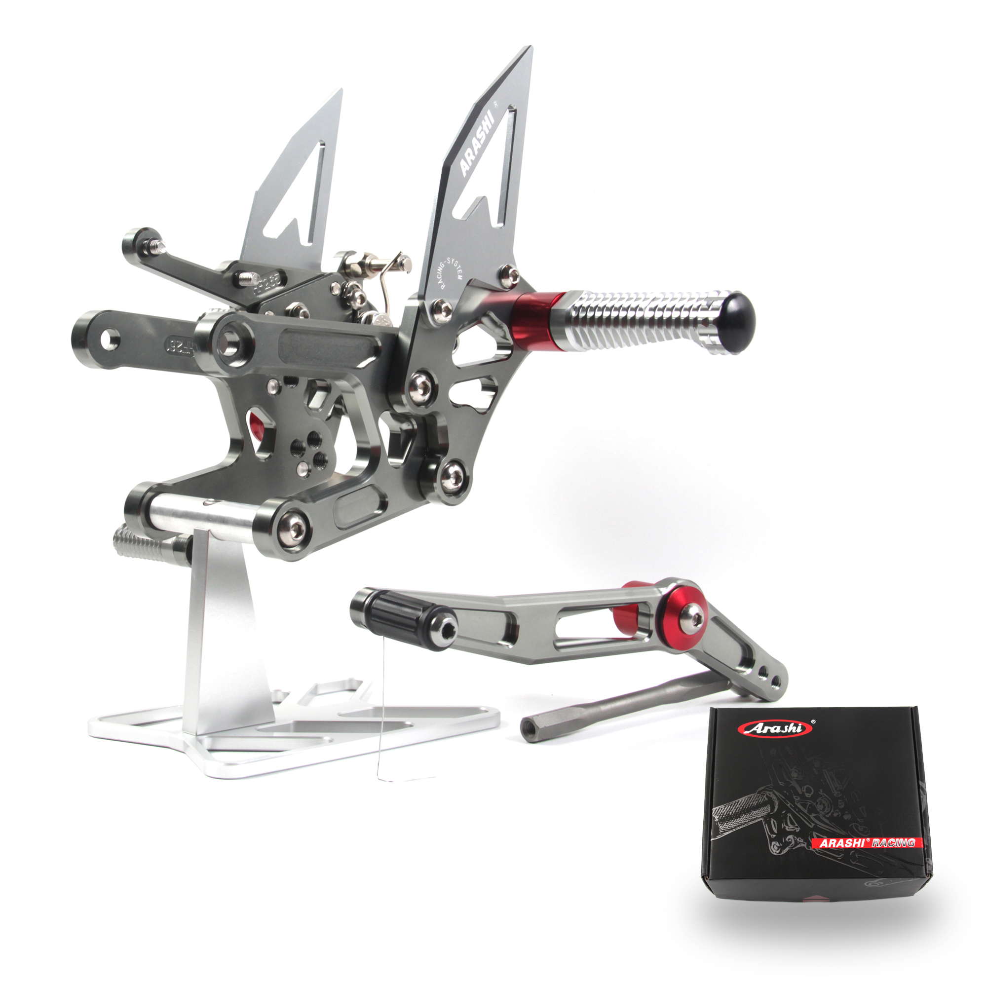 Arashi(Version 2.0) Adjustable Quick Shift Rearsets for YAMAHA YZF R6 ...