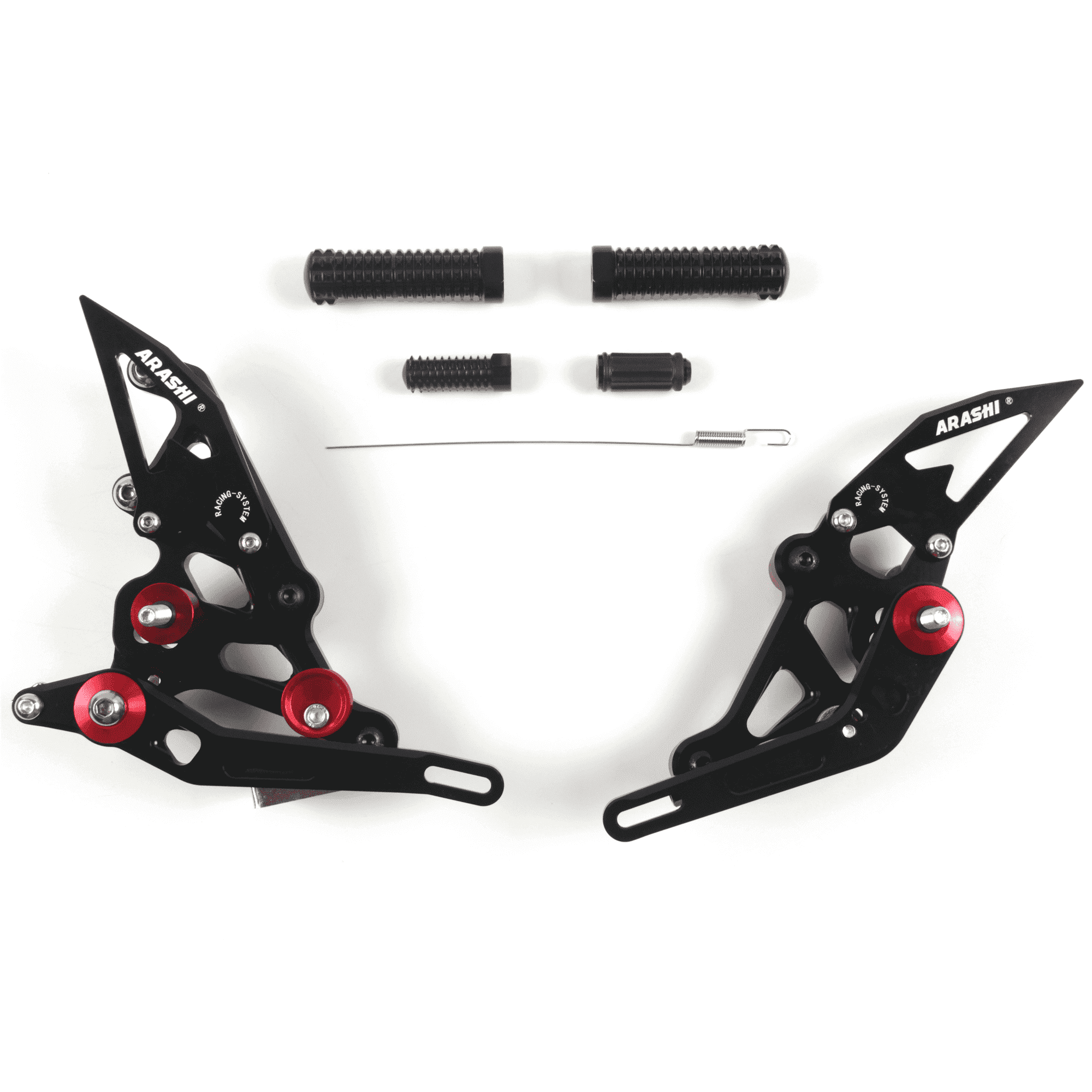 Arashi(Version 2.0) Adjustable Rearsets for YAMAHA MT07 FZ07 2018-2021 ...