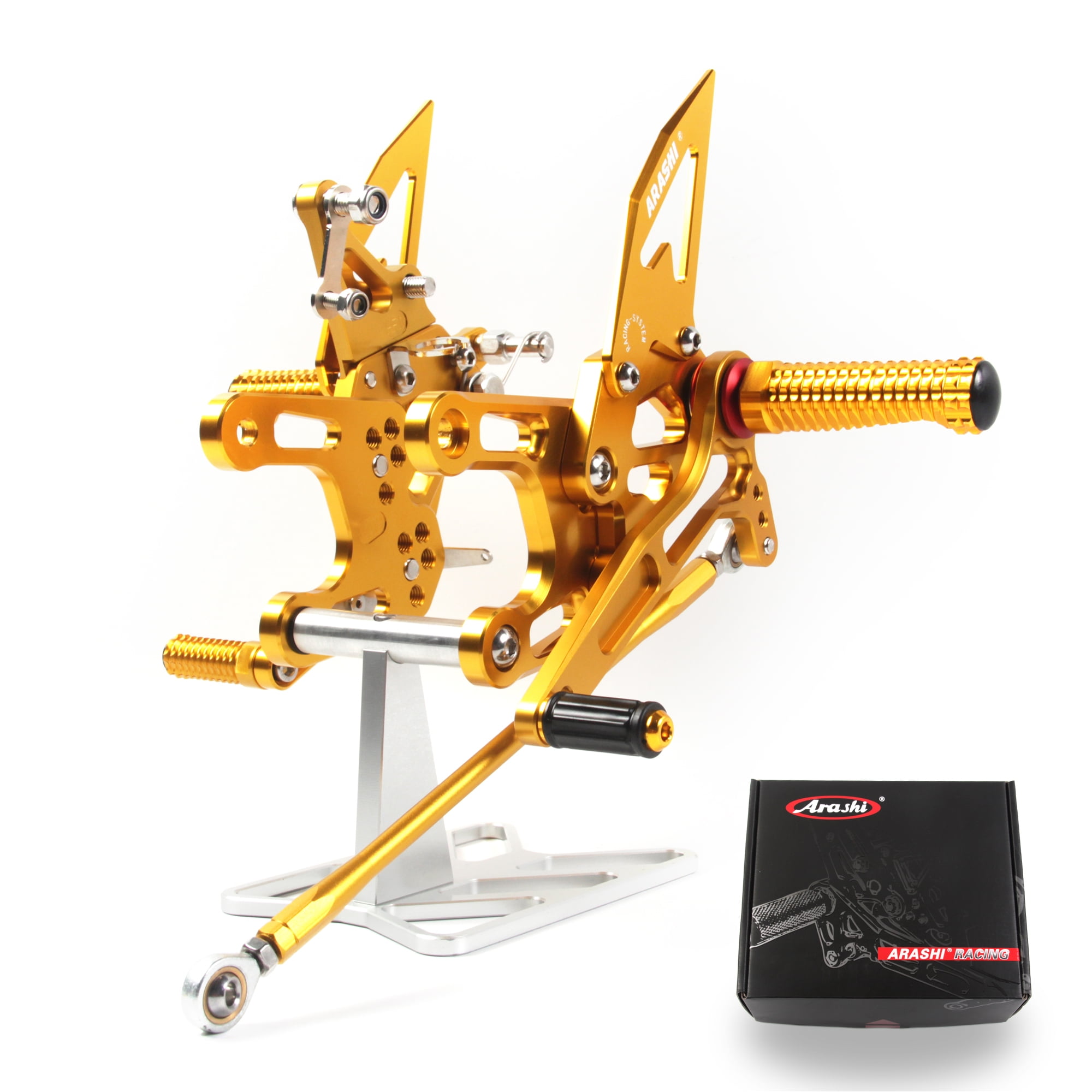 Arashi (Version 2.0) Quick Shift Rearsets for Honda CBR650R / CB650R ...