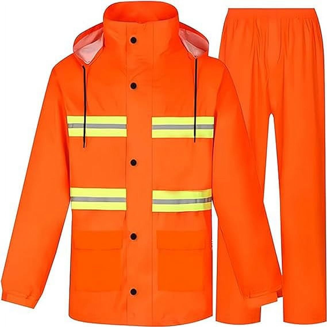 Arasiyama Men's rain suit Rain Gear for Men Waterproof High Visibility ...