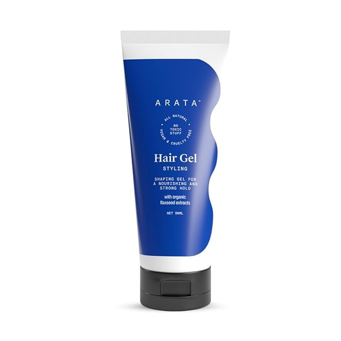 Arata Styling Hair Gel For All Hair Types | Medium to Strong Hold | Tames Flyaways & Adds ...