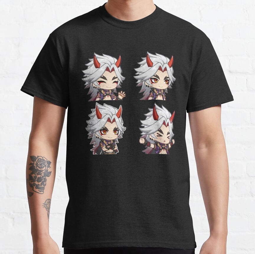 Arataki Itto - Genshin Impact - Chibi Pack Classic T-Shirt - Walmart.com