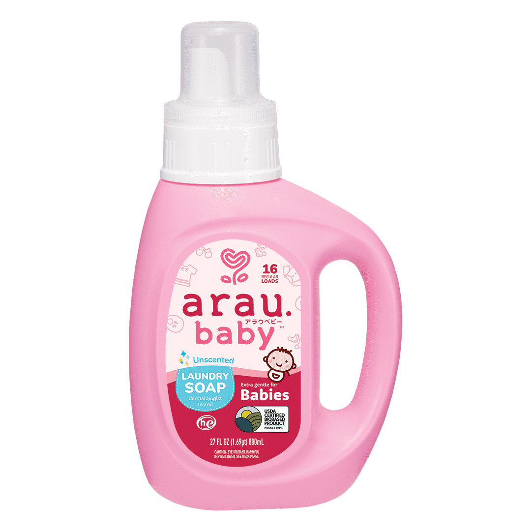 Arau Baby Unscented Laundry Soap - Pure Gentle Baby Soap, Plant Based ...